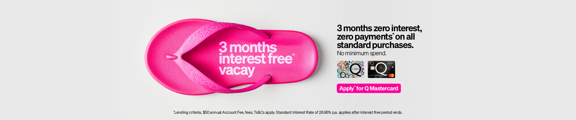 Credit cards & Long term Finance - Q Cards