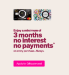 Credit cards & Long term Finance - Q Cards